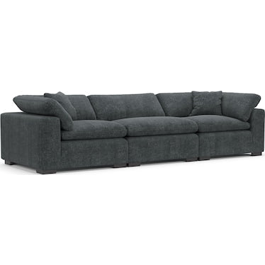 Plush Feathered Comfort 3-Piece Sofa - Contessa Shadow – Sales Assistant
